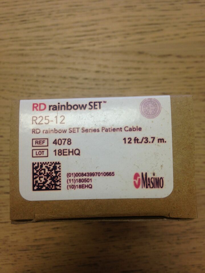 MASIMO 4078 Rainbow SET Series Patient Cable, 12Fr/3.7m - GB TECH USA