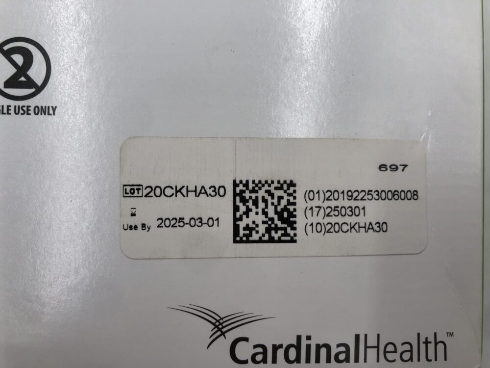 Cardinal Health AT71039 Surgical Mask with Horizontal Ties Blue 80mm Hg ...