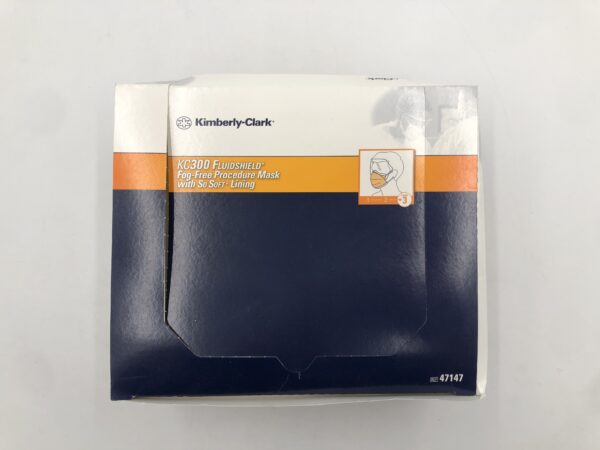 Kimberly-Clark 47147 KC300 Fluidshield Fog-Free Procedure Mask level 3 ...