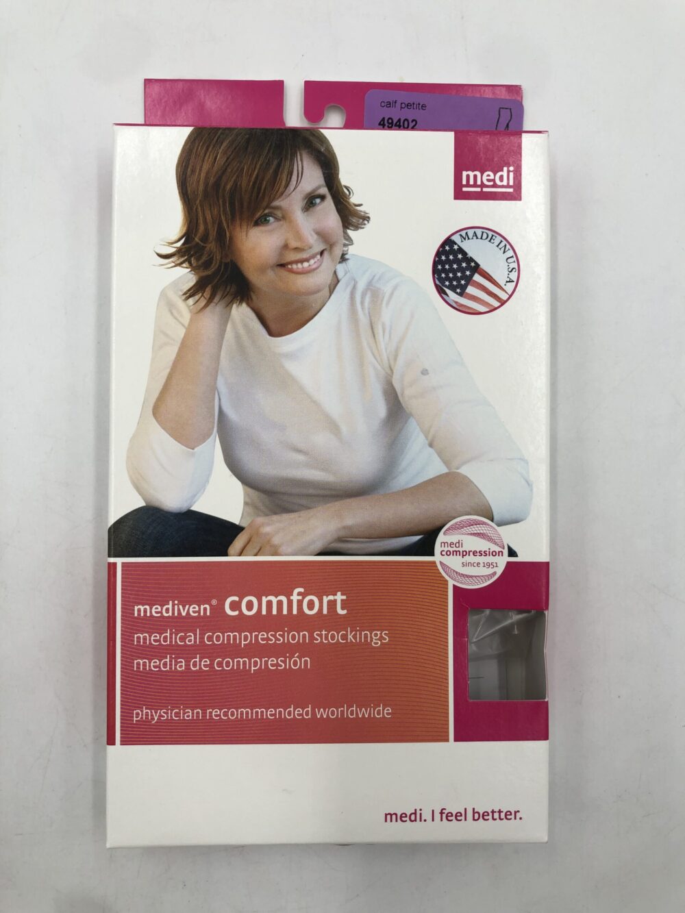 Mediven 49402 Compression Stockings Comfort Calf Petite Open Toe ...