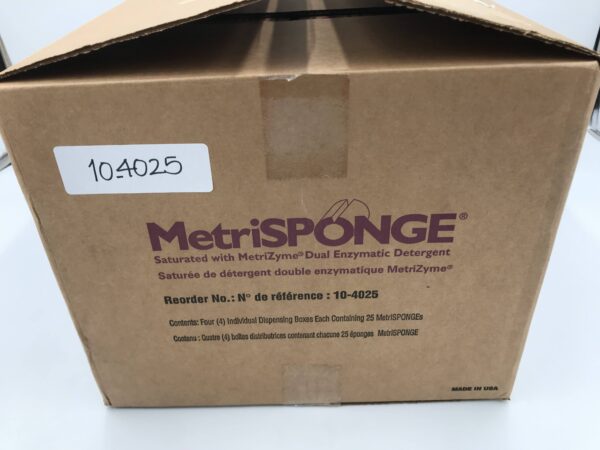 Metrex 10-4025 MetriSponge Saturated with MetriZyme Dual Enzymatic ...