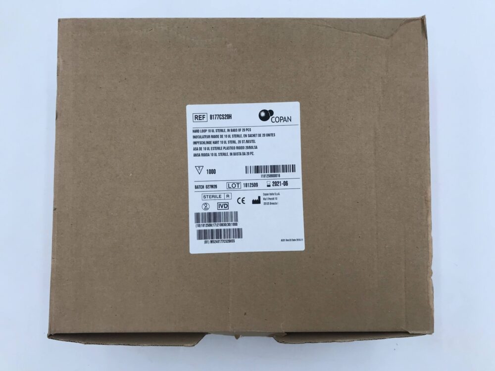 Copan 8177CS20H Hard Loop 10 UL Sterile (1,000/Box) (X) - GB TECH USA