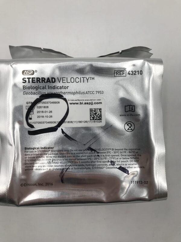 ASP 43210 Sterrad Velocity Biological Indicator (X) – GB TECH USA