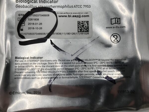 ASP 43210 Sterrad Velocity Biological Indicator (X) – GB TECH USA