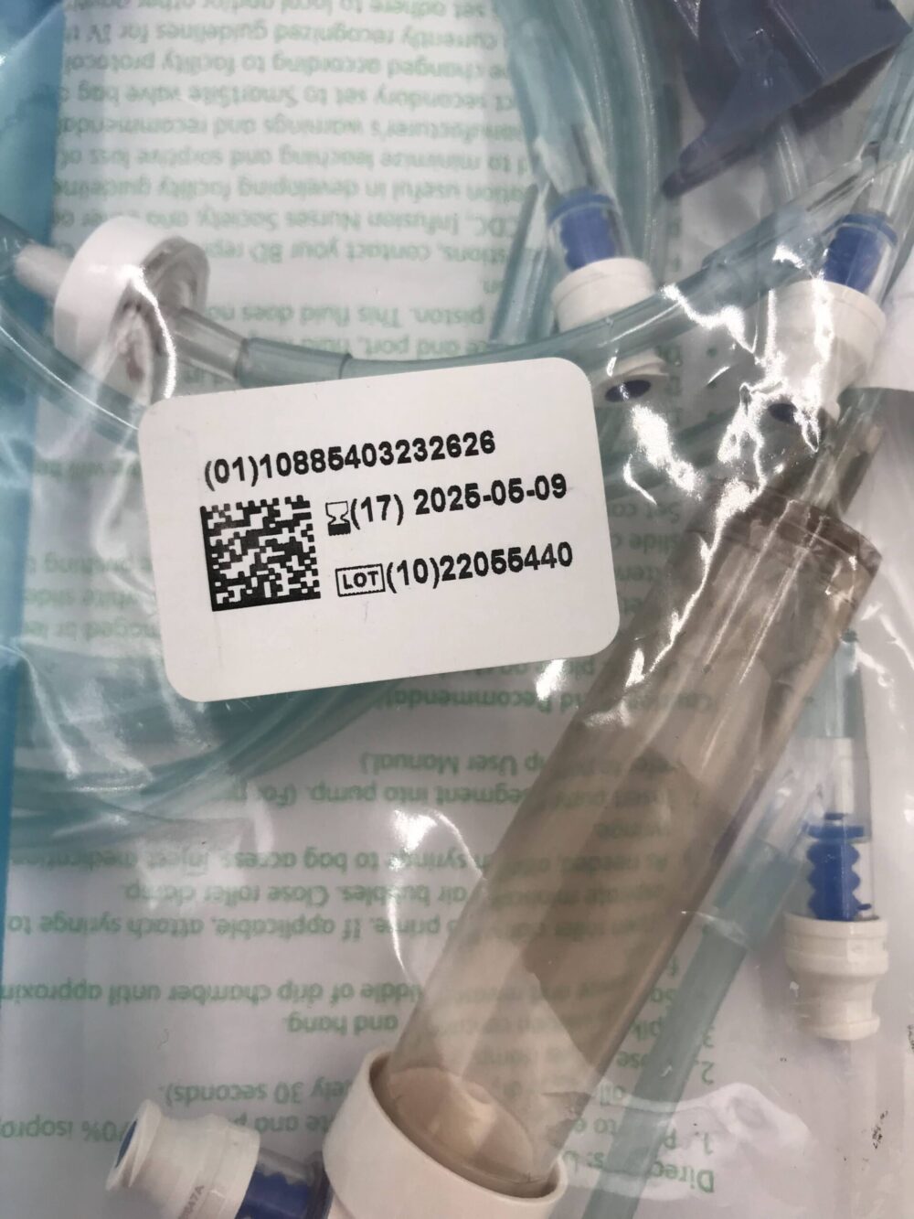 BD 10015861A Alaris Pump Infusion Set SmartSite Bag Access Non-Vented ≈ ...