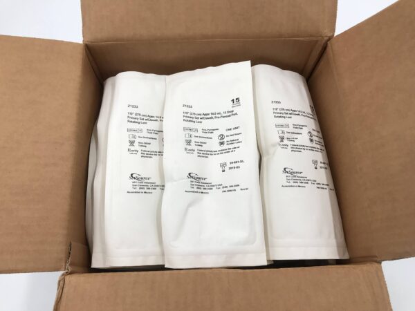 Set Source Z1233 Primary Set w/Clave, Pre-Pierced Port, Rotating Luer ...