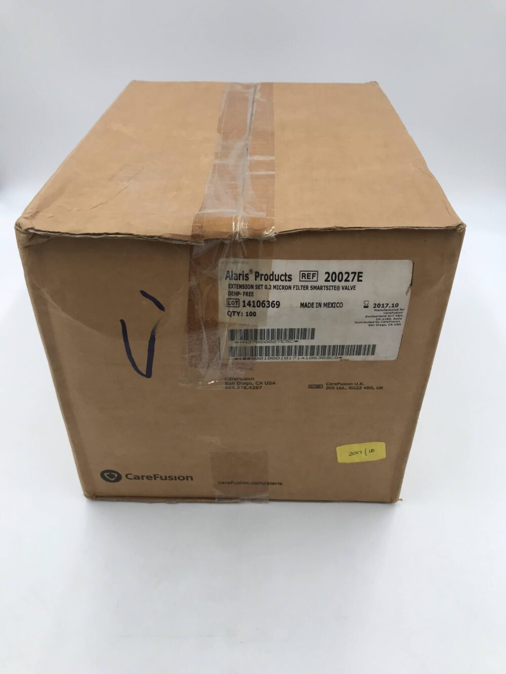 CareFusion 20027E Alaris Products Extension Set 0.2 Micron Filter ...