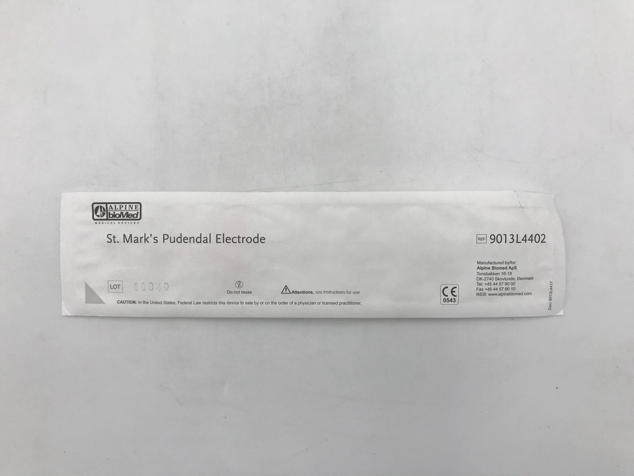 Alpine Biomed 9013L4402 St. Mark’s Pudendal Electrode - GB TECH USA