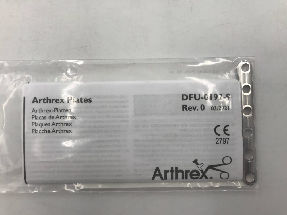 Arthrex AR-8943T-06 Locking Third Tubular Plate SS 6H - GB TECH USA