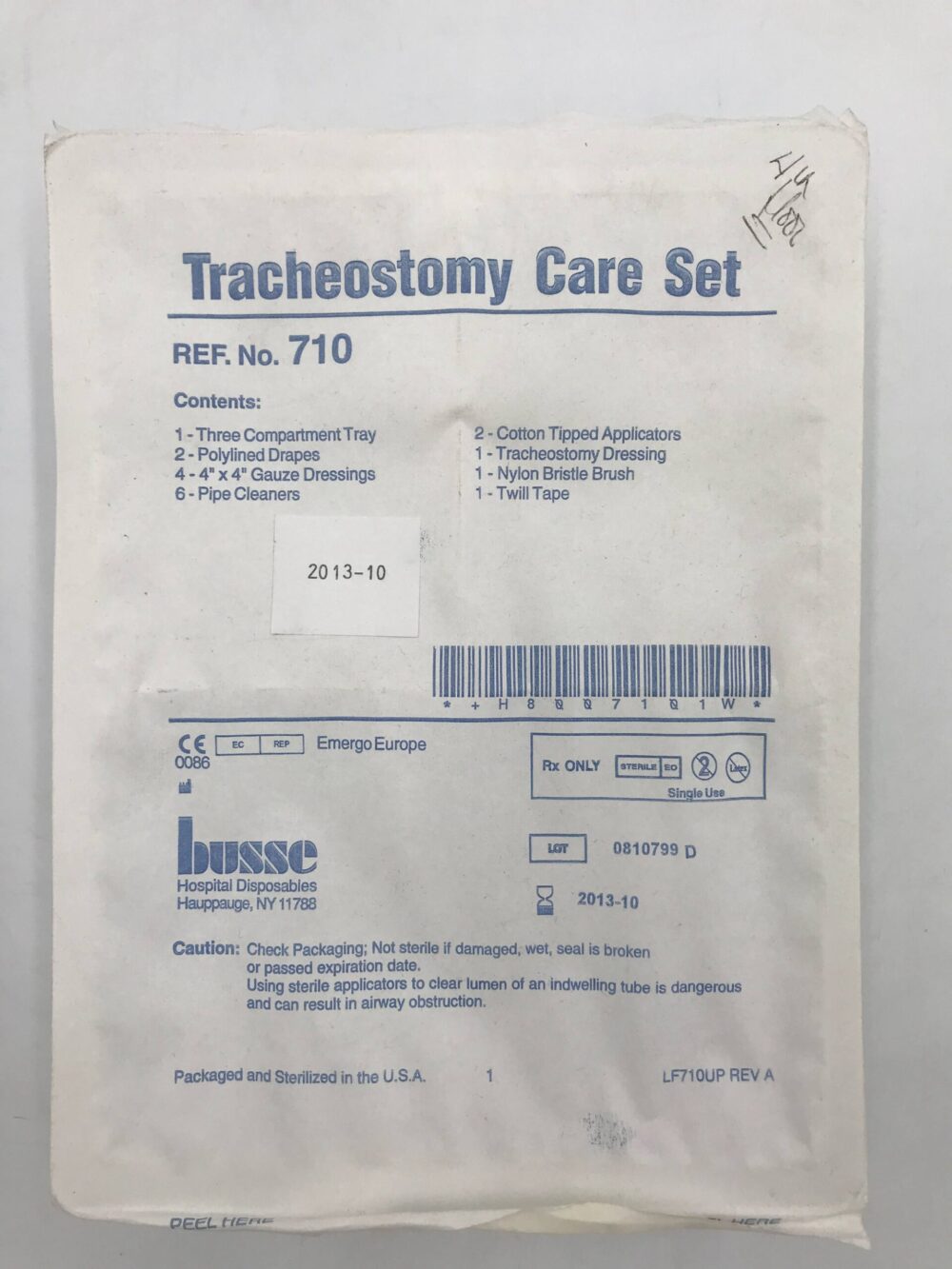 Busse 710 Tracheostomy Care Set (X) - GB TECH USA