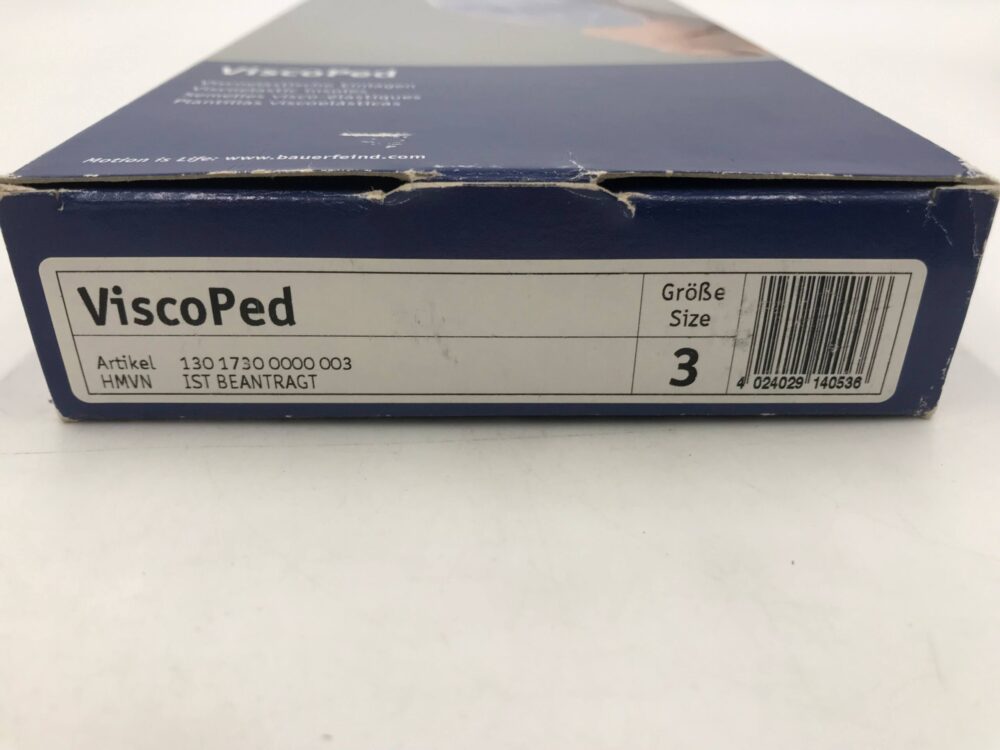 Bauerfeind 13017300000003 ViscoPed Insoles Grobe Size 3 Mens Size 8-8 1 ...