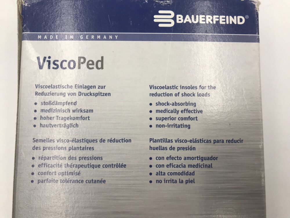Bauerfeind 13017300000003 ViscoPed Insoles Grobe Size 3 Mens Size 8-8 1 ...