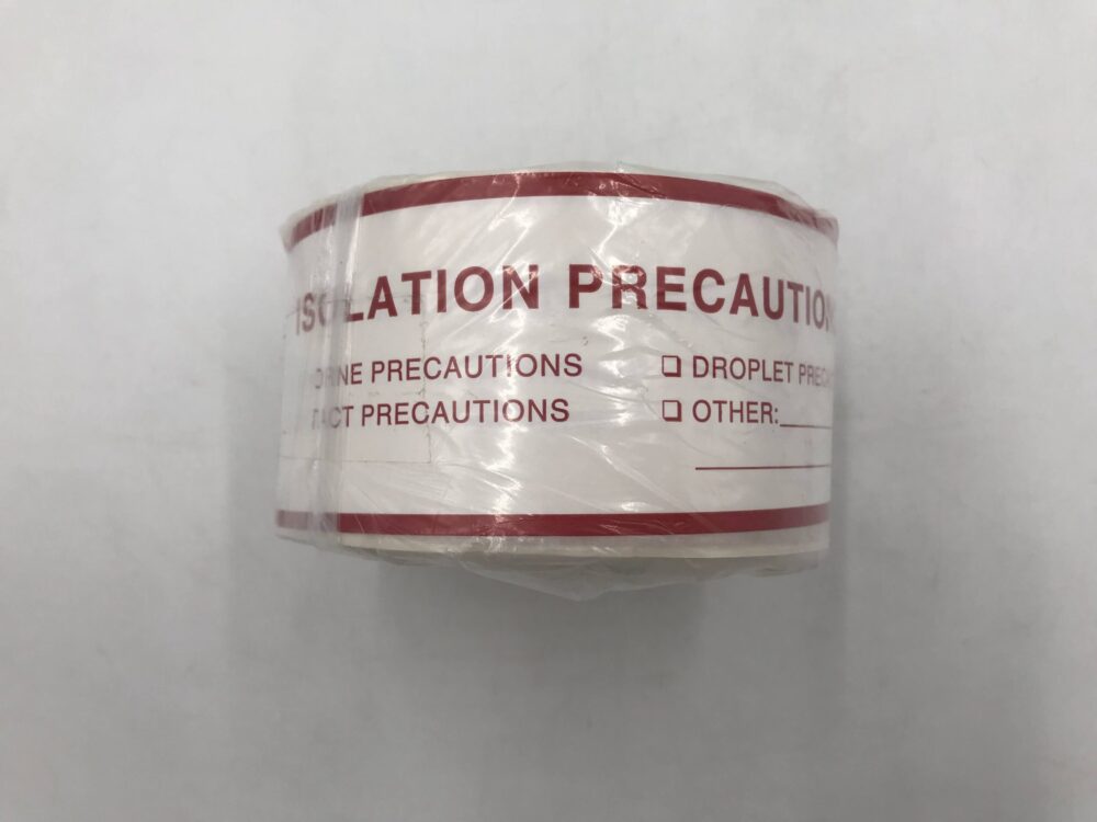 PDC 59705271 “Isolation Precaution” Labels 250/QRL - GB TECH USA
