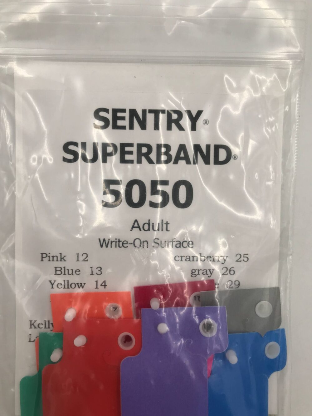 PDC 5050 Sentry Superband Adult Write-On Surface Wrist Bands - GB TECH USA