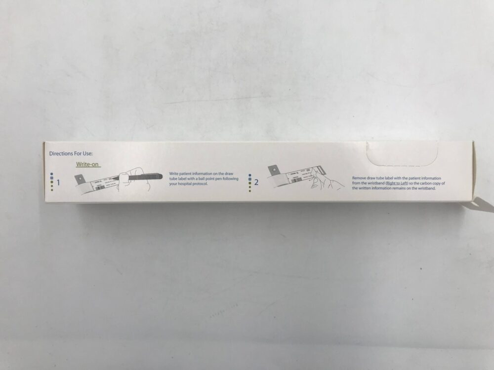 PDC 2438-16-PDB Bar Code Blood Band - Narrow with Tail (10/Box) - GB ...