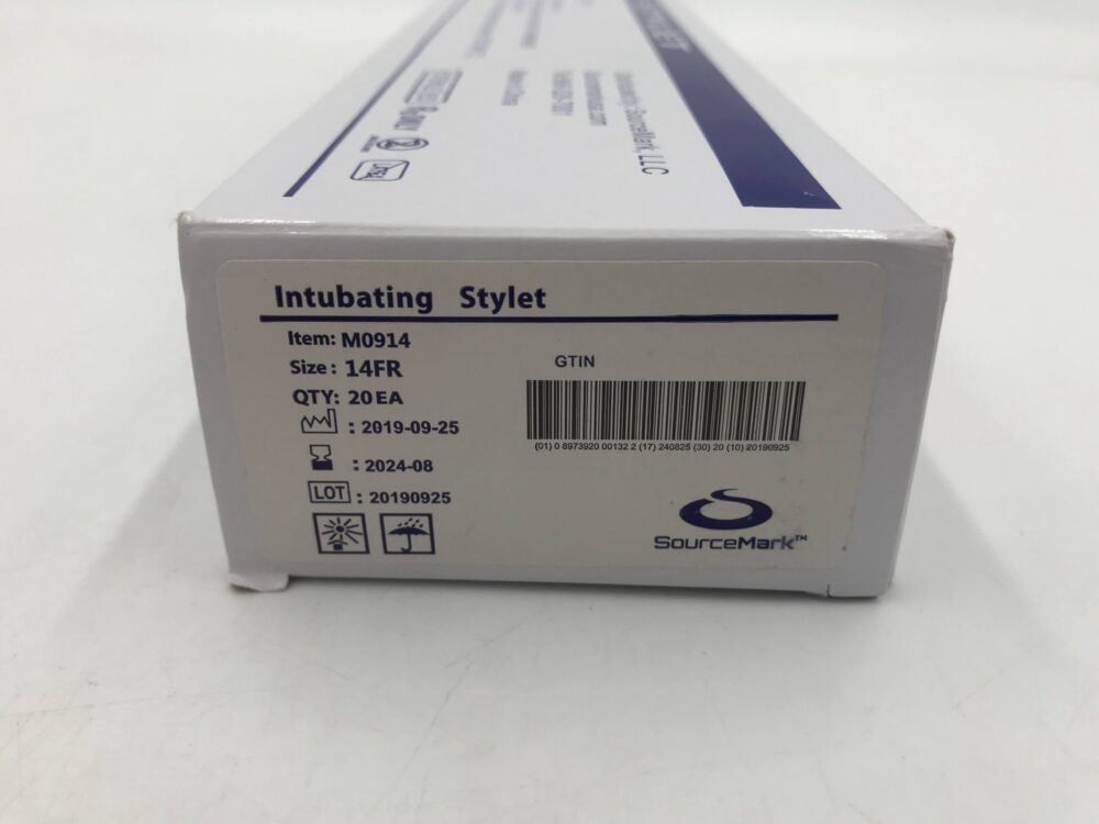 SourceMark M0914 Intubating Stylet 14Fr (20/Box) - GB TECH USA
