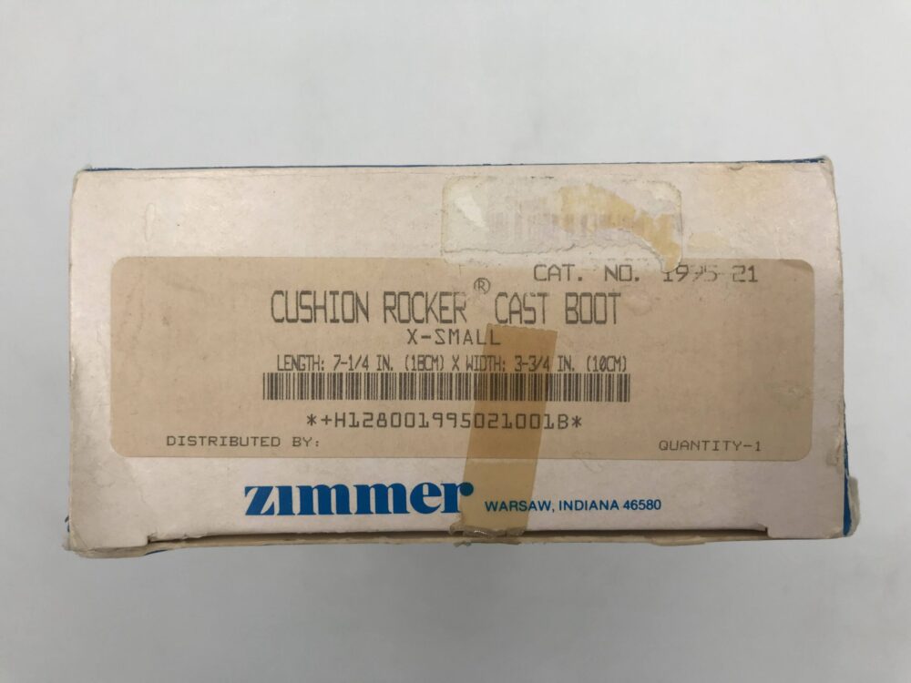 Zimmer 1995-21 Cushion Rocker Cast Boot X-Small Length=7-1/4in Width=3 ...