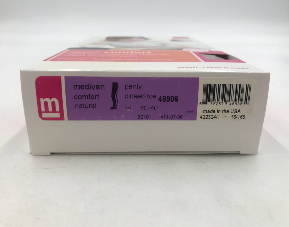 Mediven 48906 Compression Stockings Comfort Panty Closed Toe Natural ...