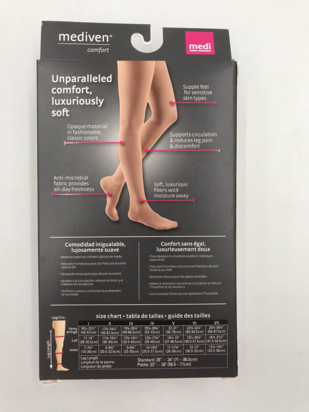Mediven 48904 Compression Stockings Comfort Panty Closed Toe Natural ...