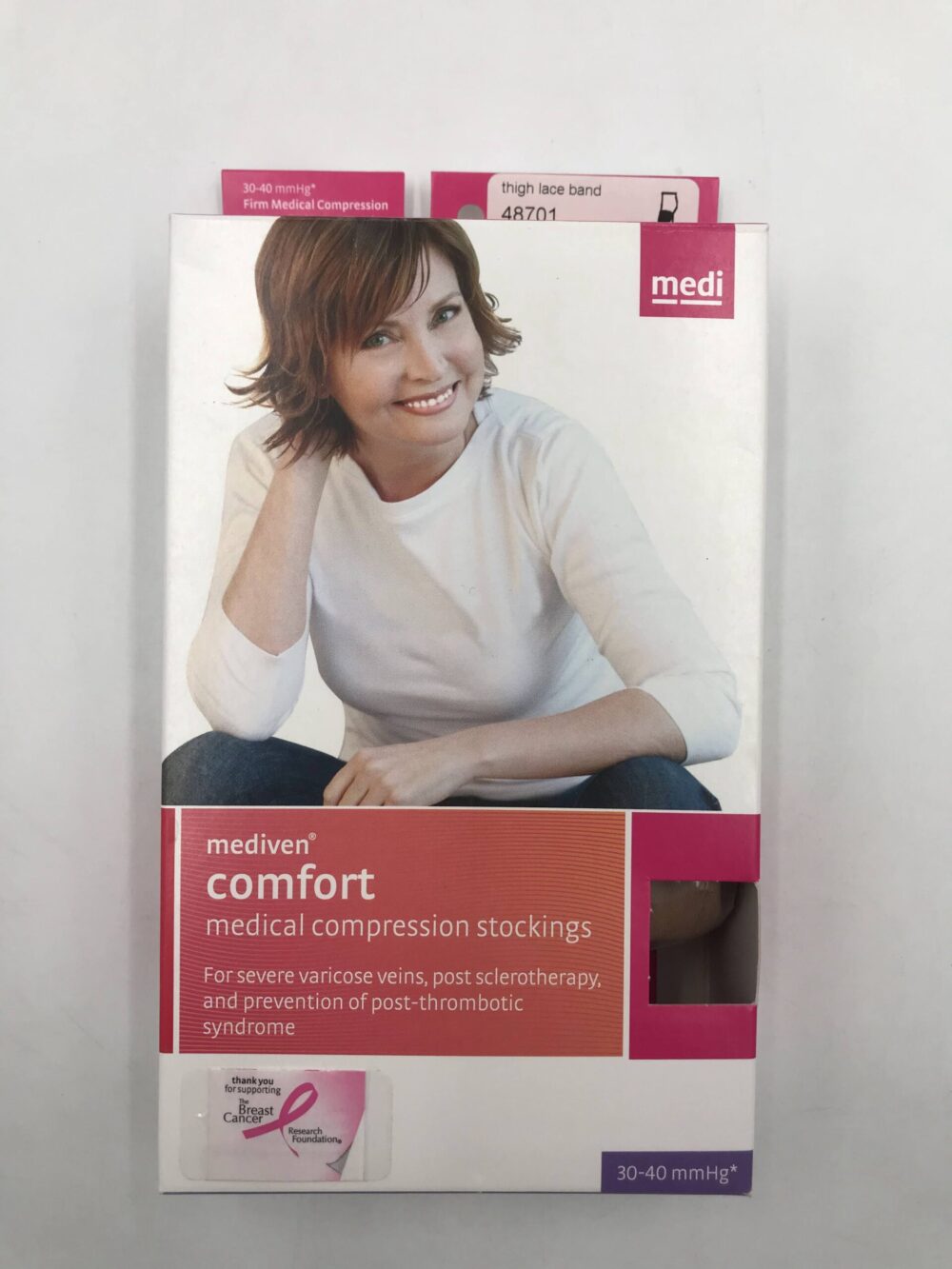 Mediven 48701 Compression Stockings Comfort Thigh Lace Band Closed Toe ...