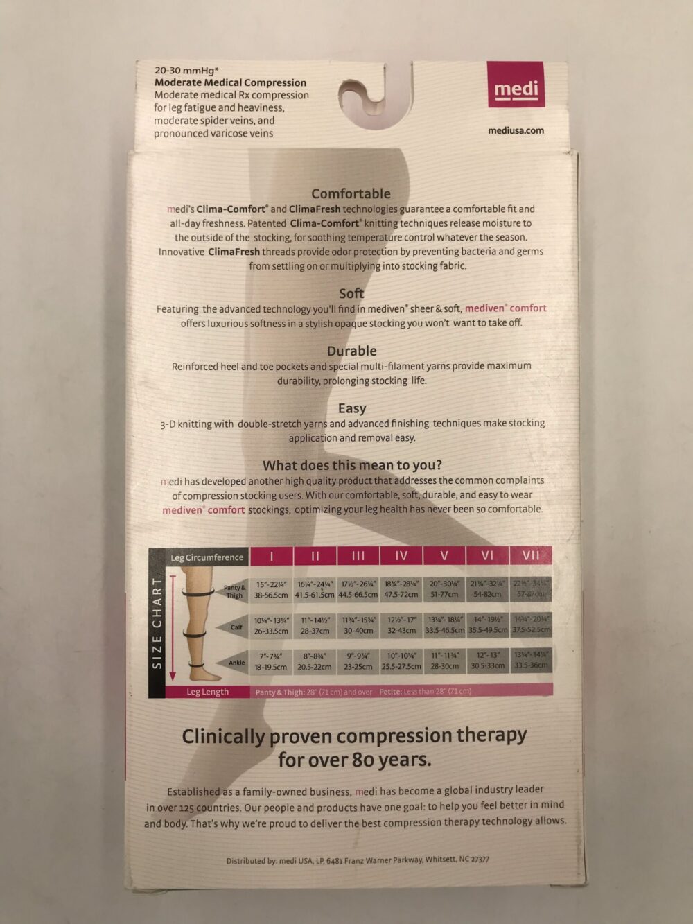 Mediven 46705 Compression Stockings Comfort Thigh Lace Band Closed Toe ...