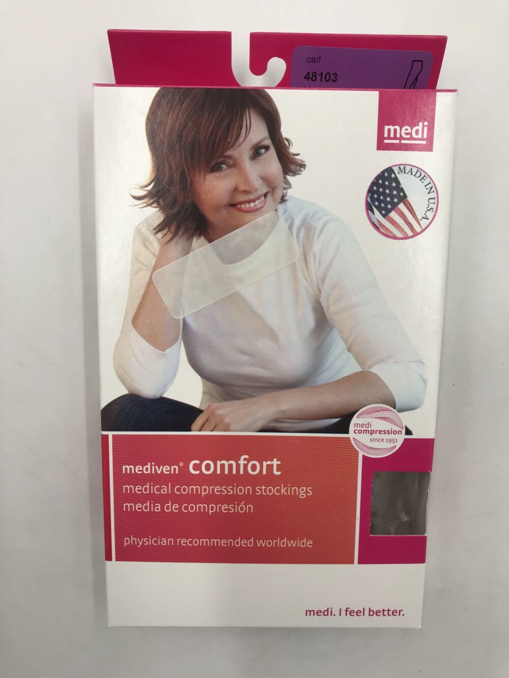 Mediven 48103 Compression Stockings Comfort Calf Closed Toe Natural 30 ...