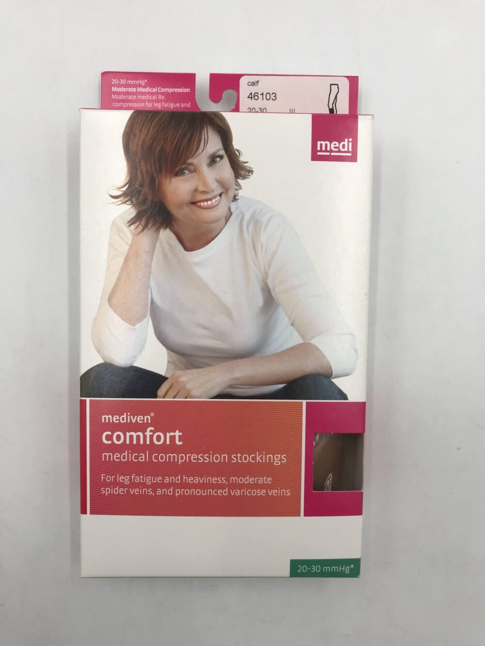 Mediven 46103 Compression Stockings Comfort Calf Closed Toe Natural 20 ...