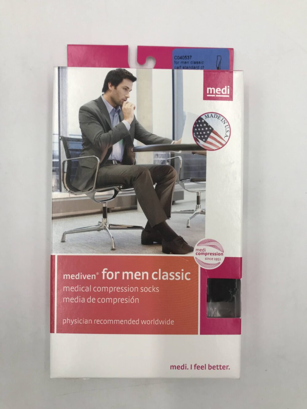Mediven C040537 Compression Socks For Men Classic Calf Standard Closed ...