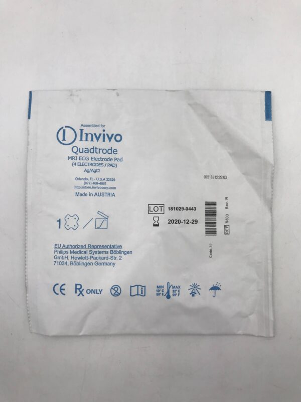 PHILIPS MEDICAL 9303 Invivo Quadtrode MRI ECG Pad (4/Pack)(X) - GB TECH USA