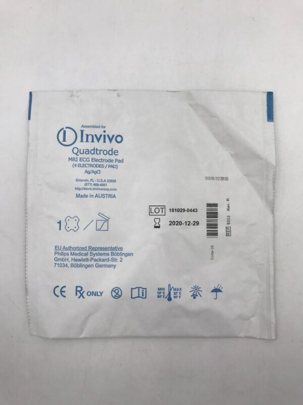 PHILIPS MEDICAL 9303 Invivo Quadtrode MRI ECG Pad (4/Pack)(X) - GB TECH USA