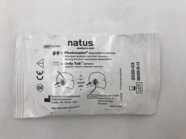 NATUS MEDICAL 011445 Flexicoupler Disposable Earphones w/Jelly Tab ...