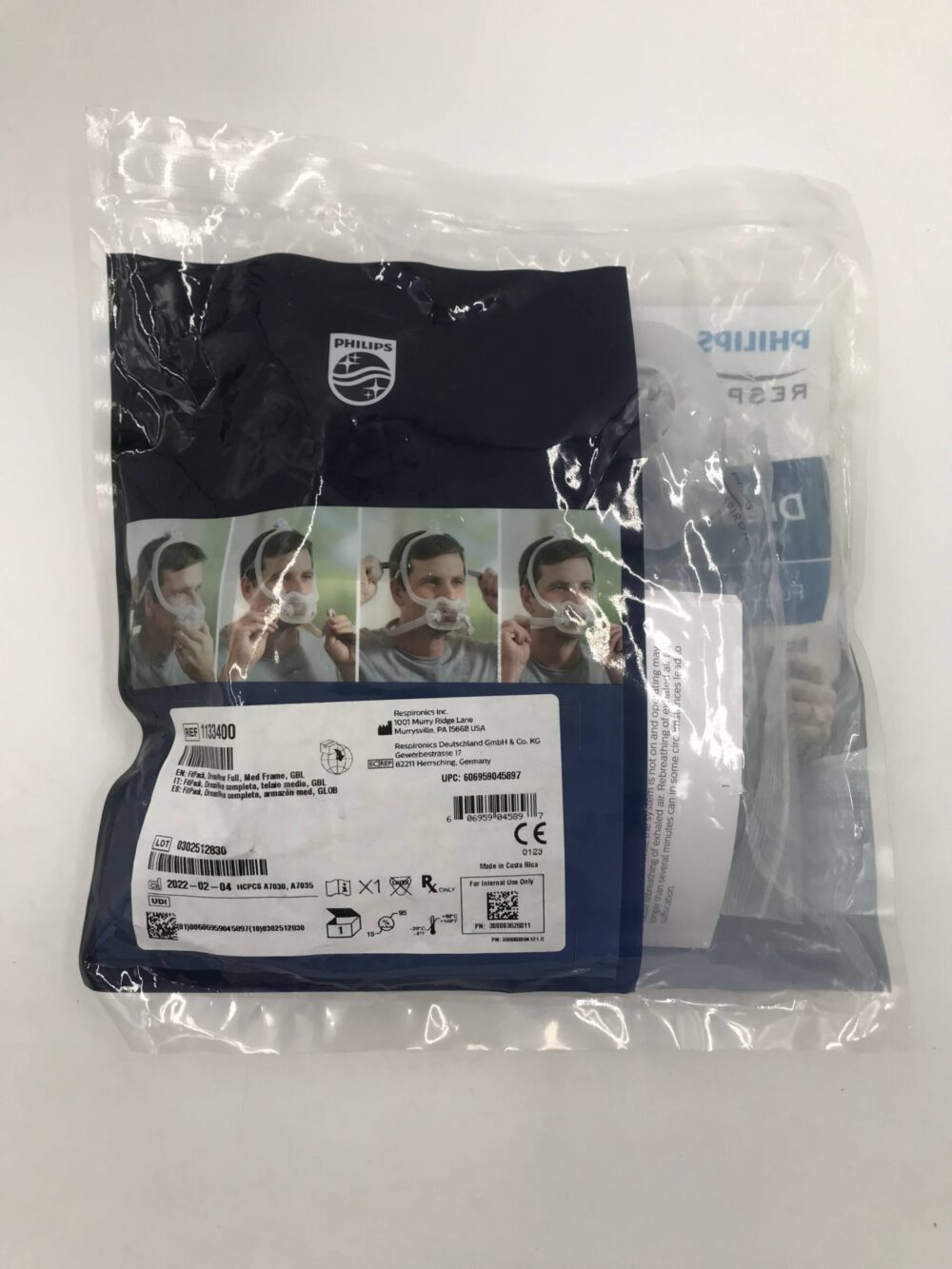 RESPIRONICS 1133400 Dreamwear FitPack Full, Med. Frame Face Mask - GB ...