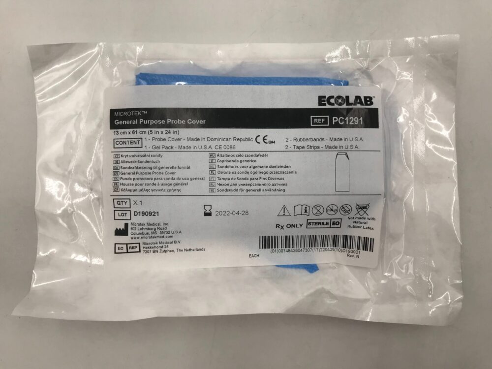 MICROTEK MEDICAL PC1291 Ecolab General Purpose Probe Cover 13cm x 61cm ...
