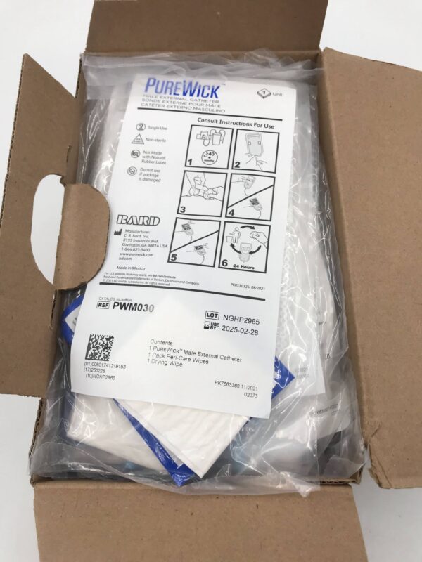 BARD PWM030 PureWick Male External Catheter (30/Case) – GB TECH USA