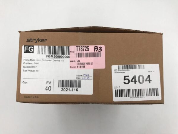 SAGE 5404 PrimoFit External Urine Management for the Male Anatomy (40 ...