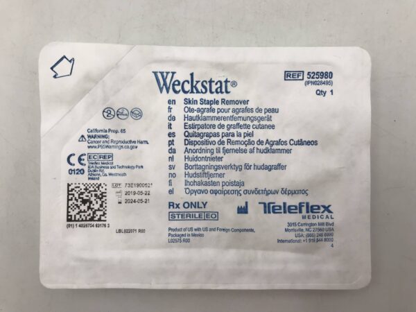 Teleflex 525980 Weckstat Skin Staple Remover – GB TECH USA