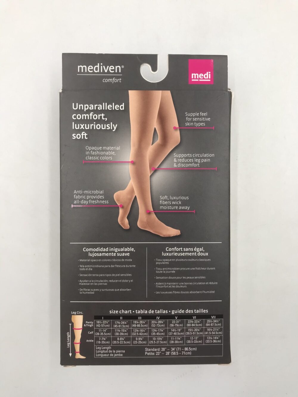 Mediven 49714 Comfort Compression Stocking Thigh Lace TB Open Toe ...