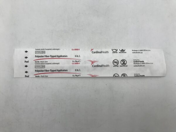 CARDINAL HEALTH A5005-1 Polyester Fiber-Tipped Applicators 6in (100/Box ...