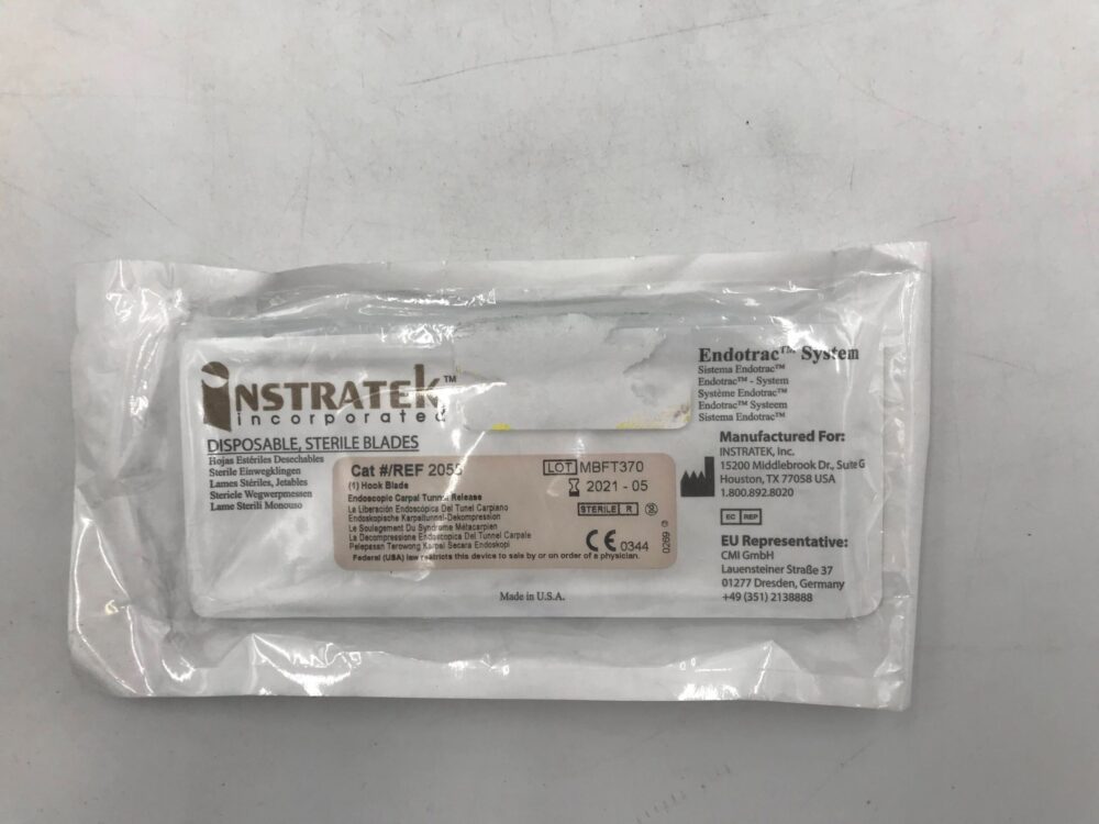 INSTRATEK 2055 Disposable Endoscopic Carpal Tunnel Hook Release Blade ...