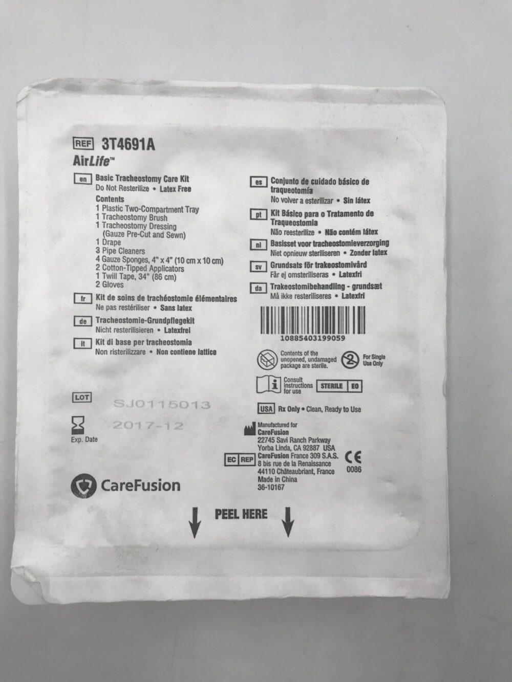 CareFusion 3T4691A AirLife Basic Tracheostomy Care Kit (X) - GB TECH USA