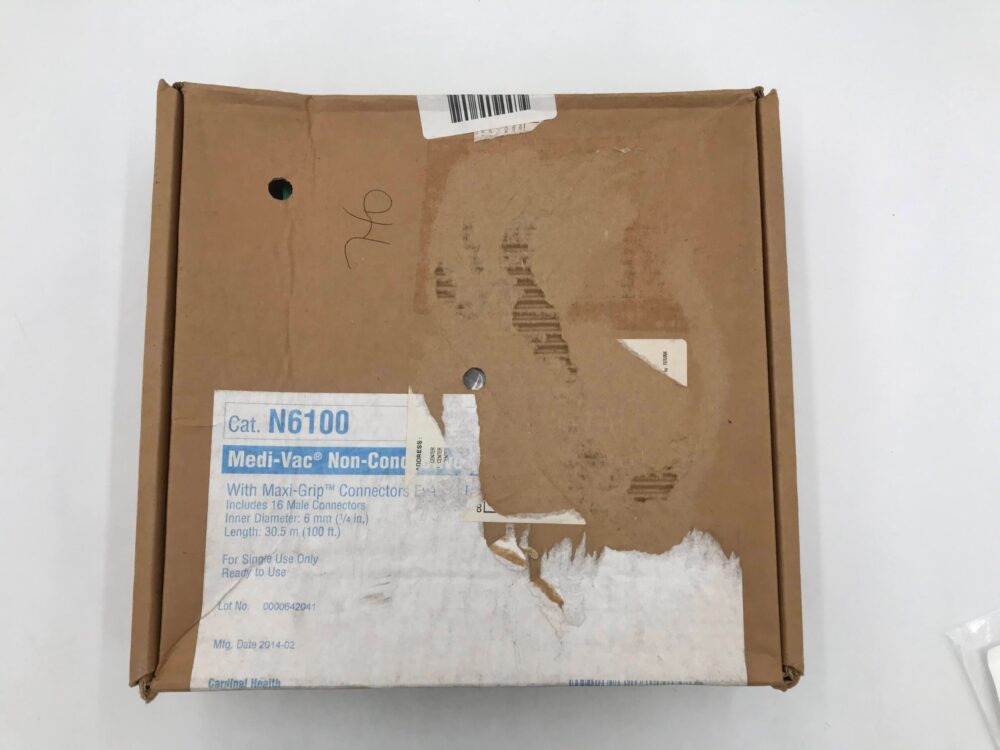 CARDINAL HEALTH N6100 Medi-Vac Non-Conductive Suction Tubing w/Maxi ...