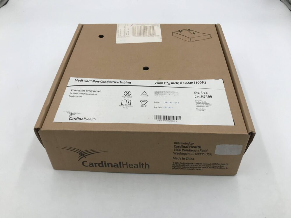 CARDINAL HEALTH N7100 Medi-Vac Non-Conductive Tubing 7mm x 30.5m - GB ...