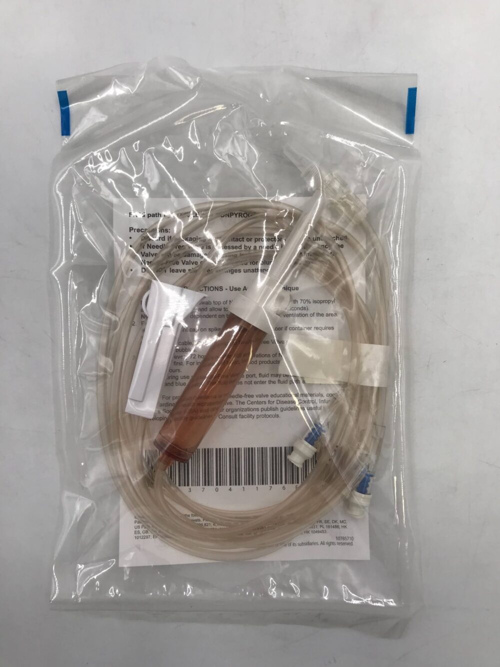 CareFusion 41176E SmartSite Gravity Set 2 Needle-Free Valve Ports ...