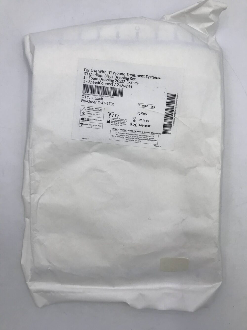 Cardinal Health 47-1701 For Use w/ ITI Wound Treatment Systems ITI ...