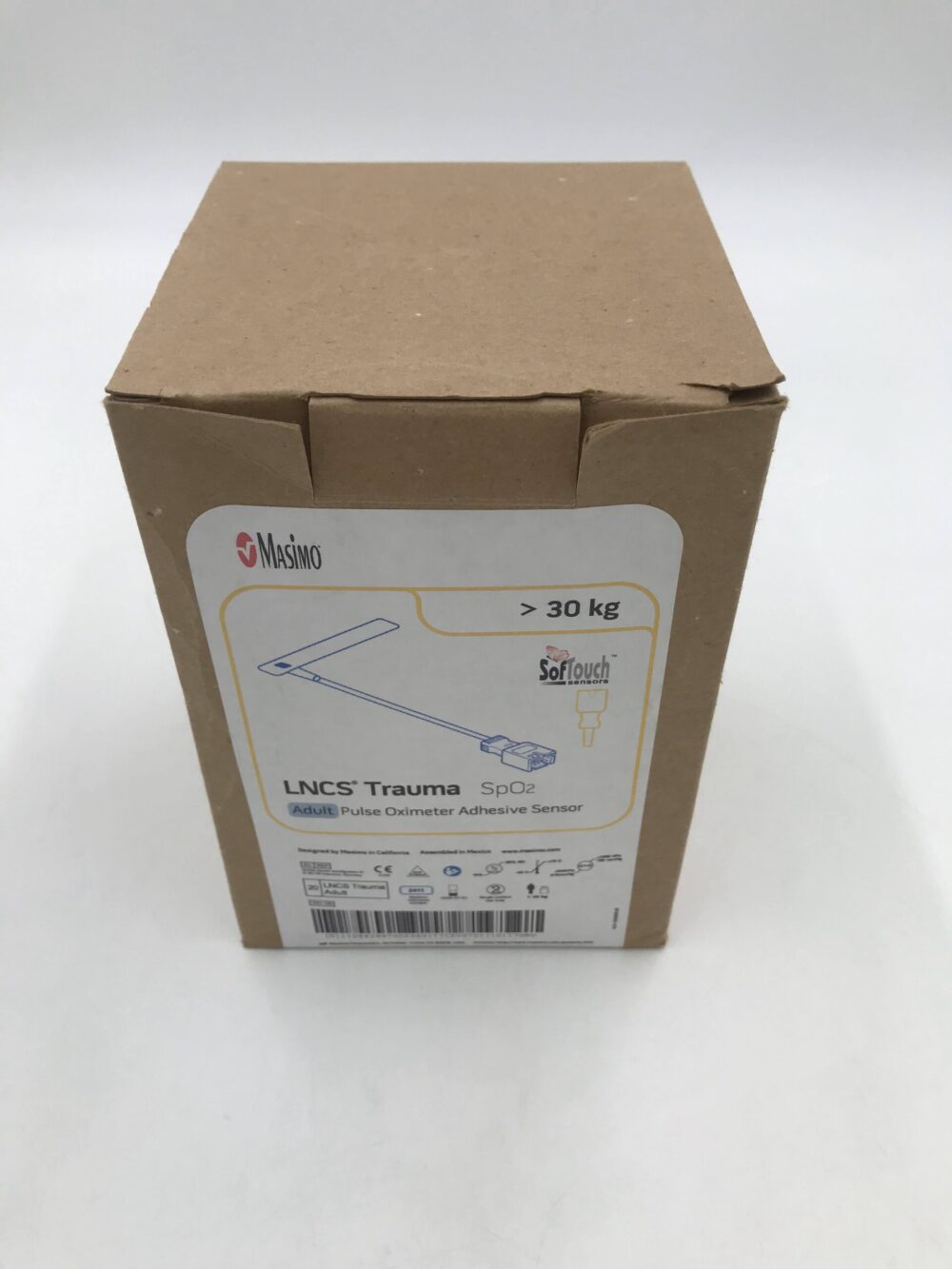 MASIMO 2411 SoftTouch LNCS Trauma Adult Pulse Oximeter SpO2 Adhesive ...