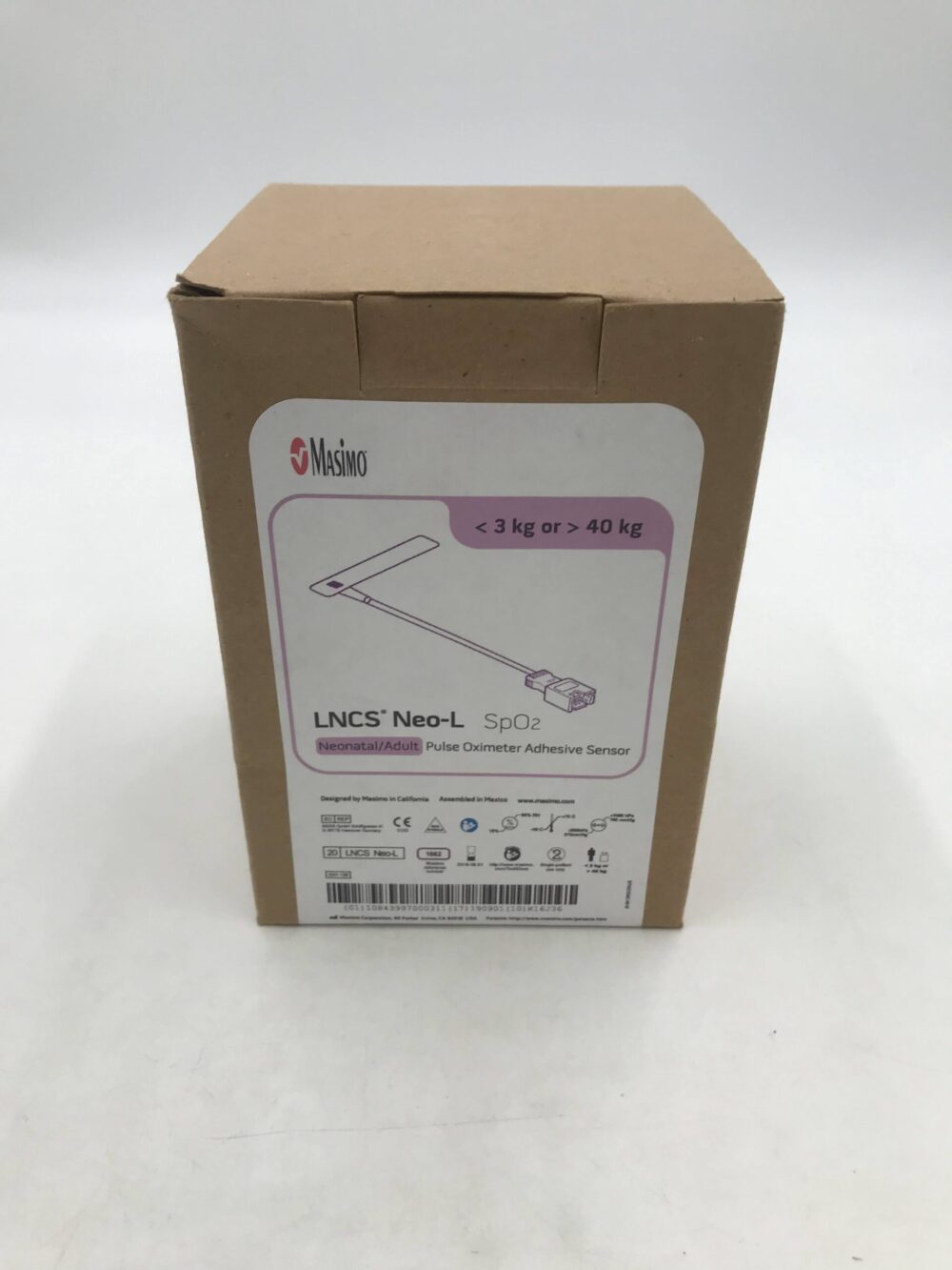 MASIMO 1862 LNCS Neo-L Neonatal/Adult Pulse Oximeter Adhesive SpO2 ...