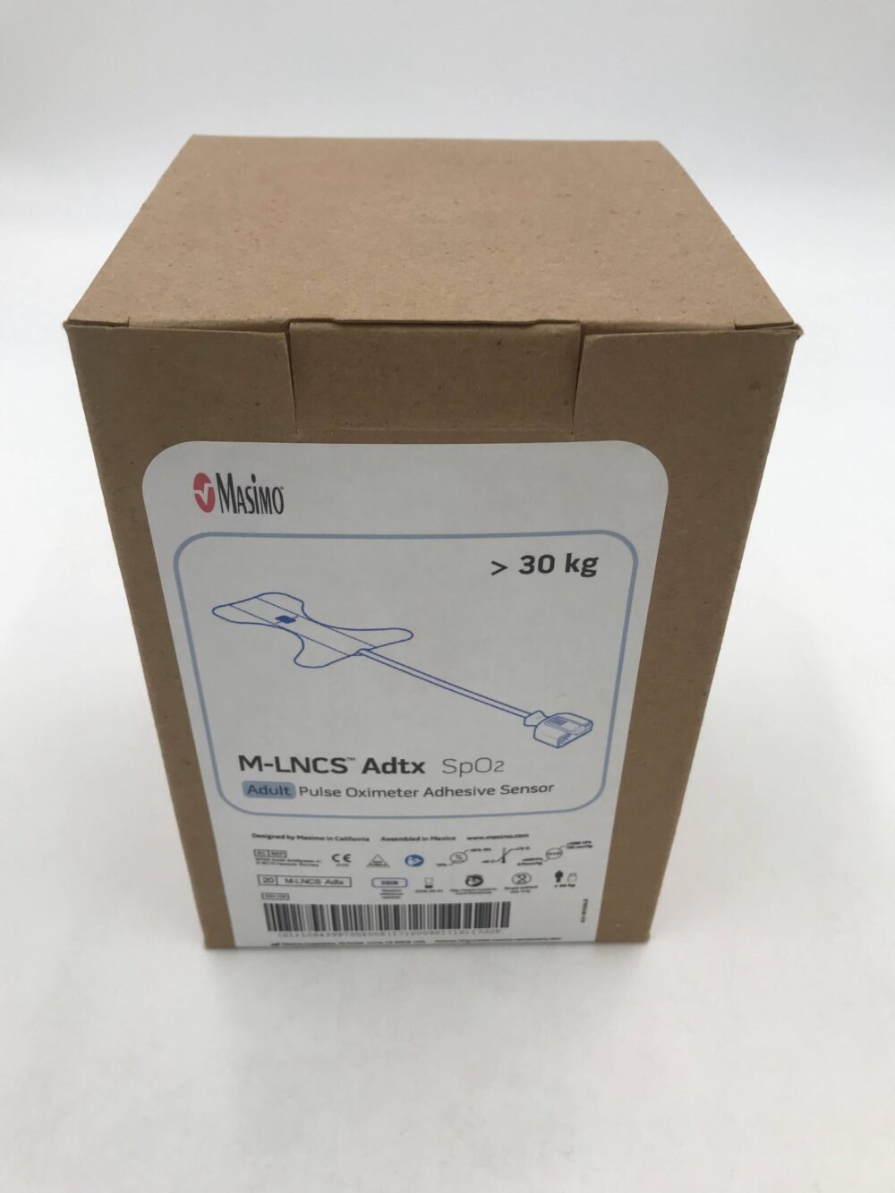MASIMO 2508 M-LNCS Adtx SpO2 Adult Pulse Oximeter Adhesive Sensor >30kg ...
