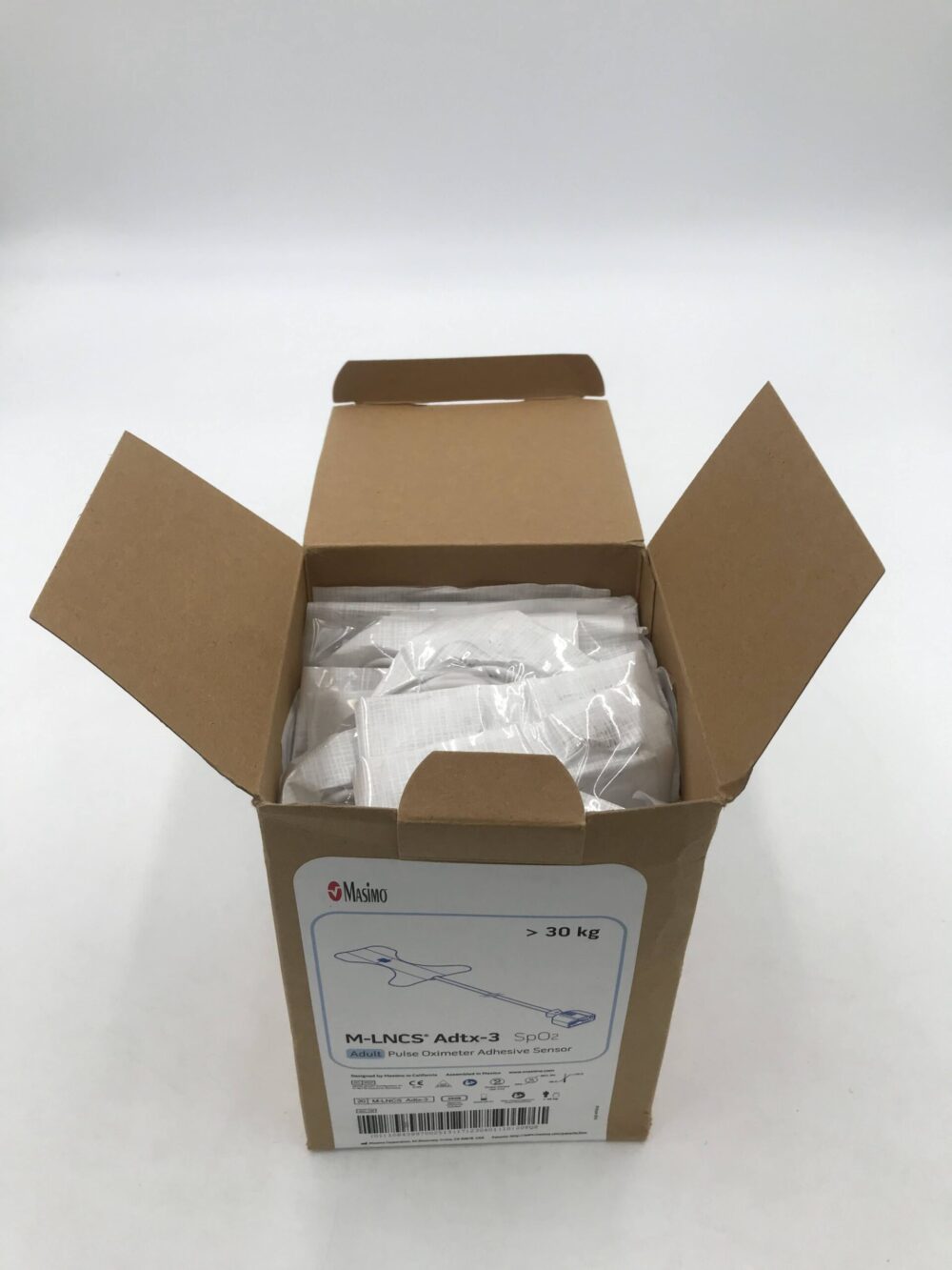 MASIMO 2509 M-LNCS Adtx-3 SpO2 Adult Pulse Oximeter Adhesive Sensor ...