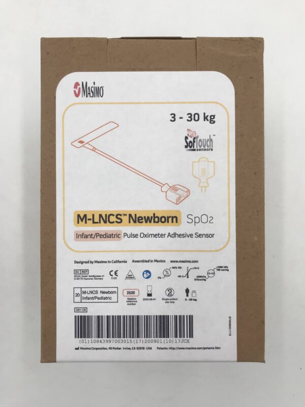 MASIMO 2520 SofTouch M-LNCS Newborn SpO2 Infant/Pediatric Pulse ...