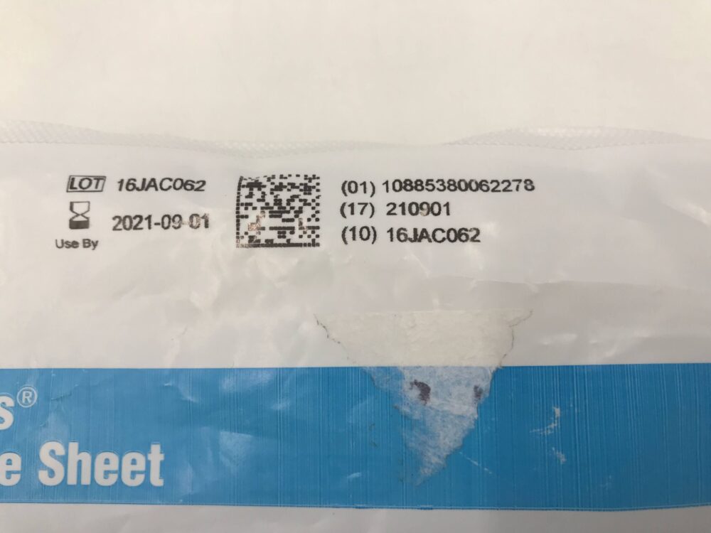 Cardinal Health 9444 Convertors Extra Large Sheet AAMI Level 3 77" x 96 ...